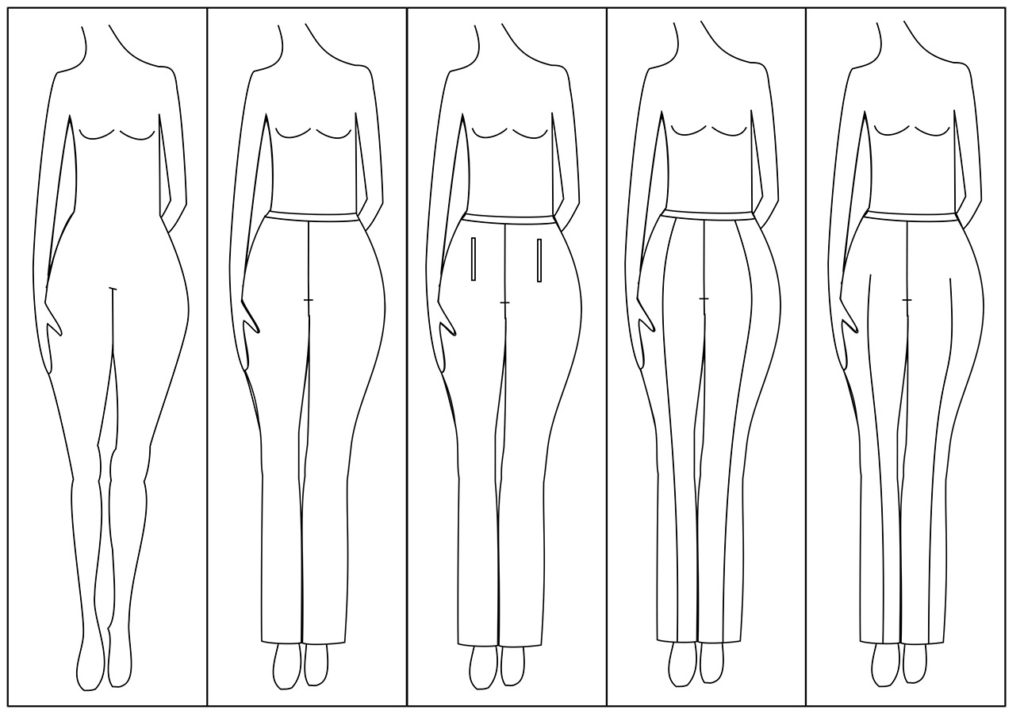 Vertical Line Placement On Pants - 1 - Beauty Fashioned Simply