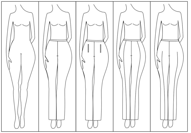 Vertical Line Placement On Pants - 1 - Beauty Fashioned Simply