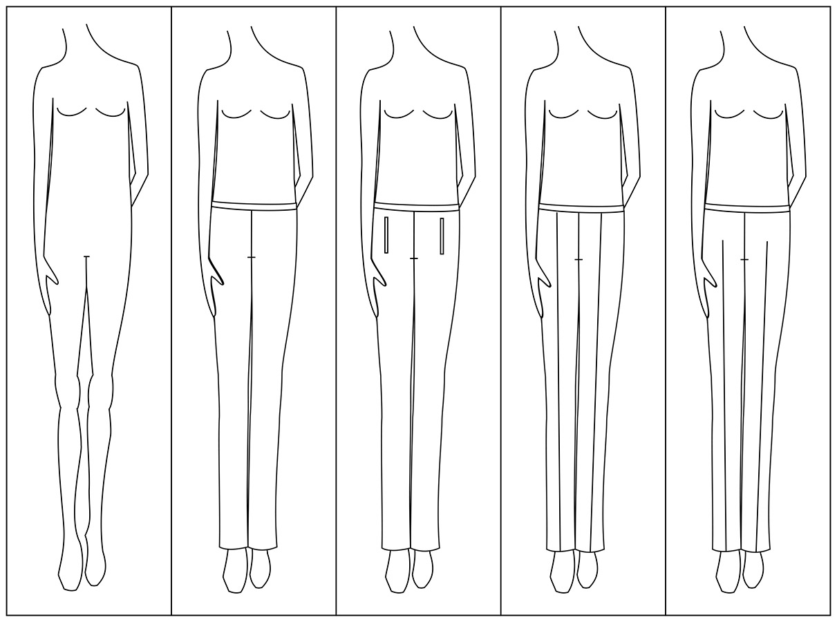 Vertical Line Placement On Pants - 1 - Beauty Fashioned Simply