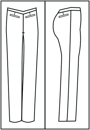 Pant Fit - Signs Of Well-Fitting Pants - Part 2 - Beauty Fashioned Simply