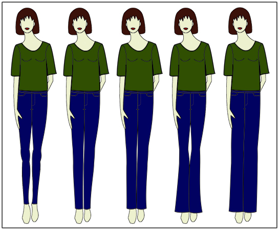 Create Visual Balance Through Pant Legs - Beauty Fashioned Simply