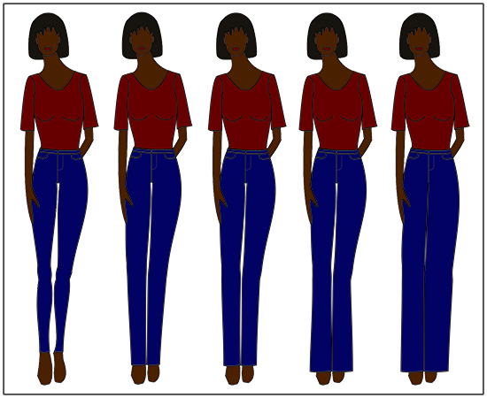 Create Visual Balance Through Pant Legs - Beauty Fashioned Simply